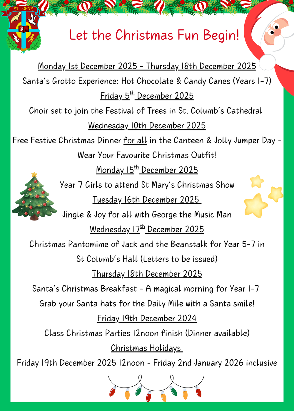 Let the Christmas Fun Begin!